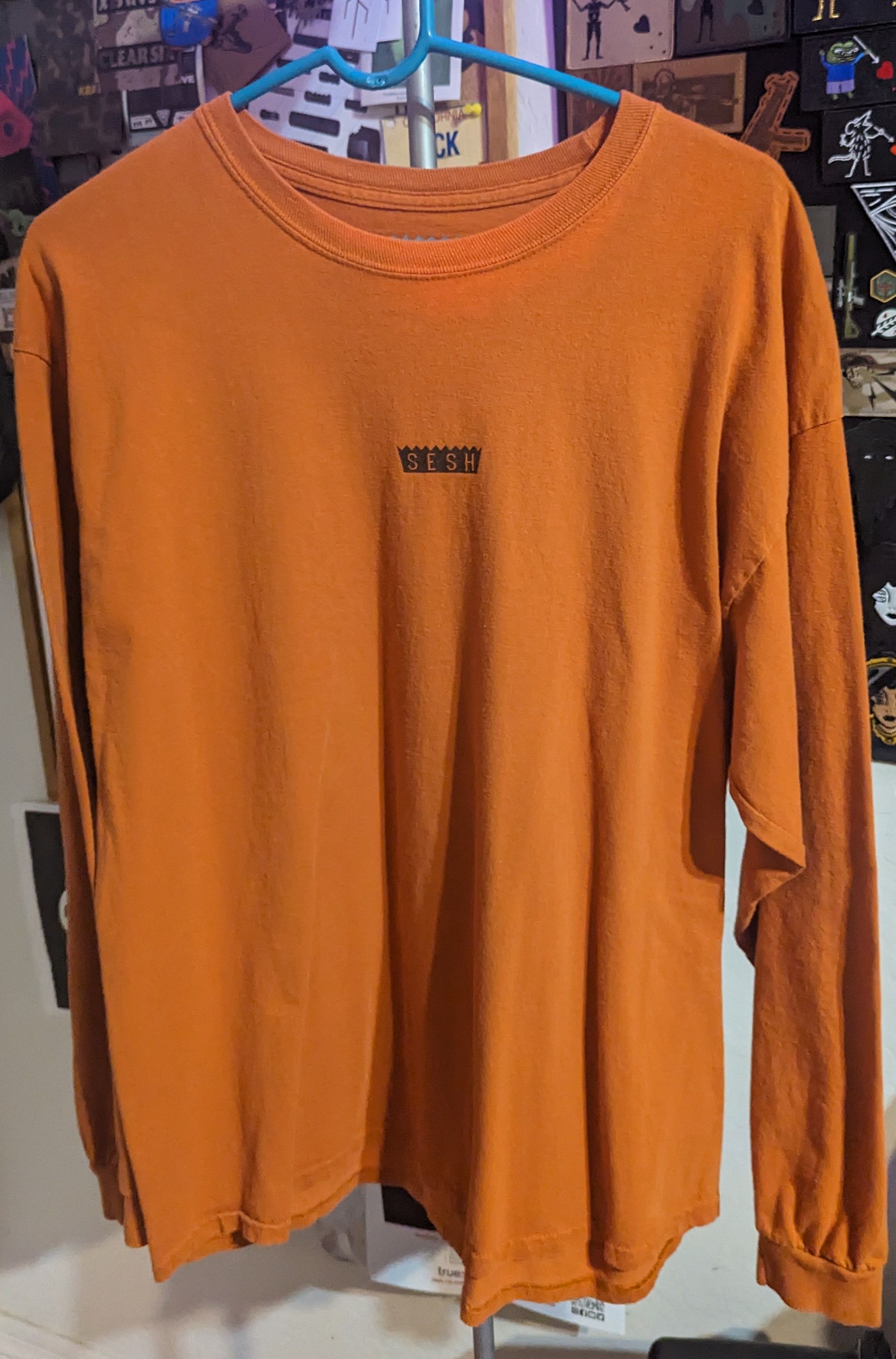 TeamSESH Team Sesh XL Orange OG Crown Logo Long Sleeve | Grailed