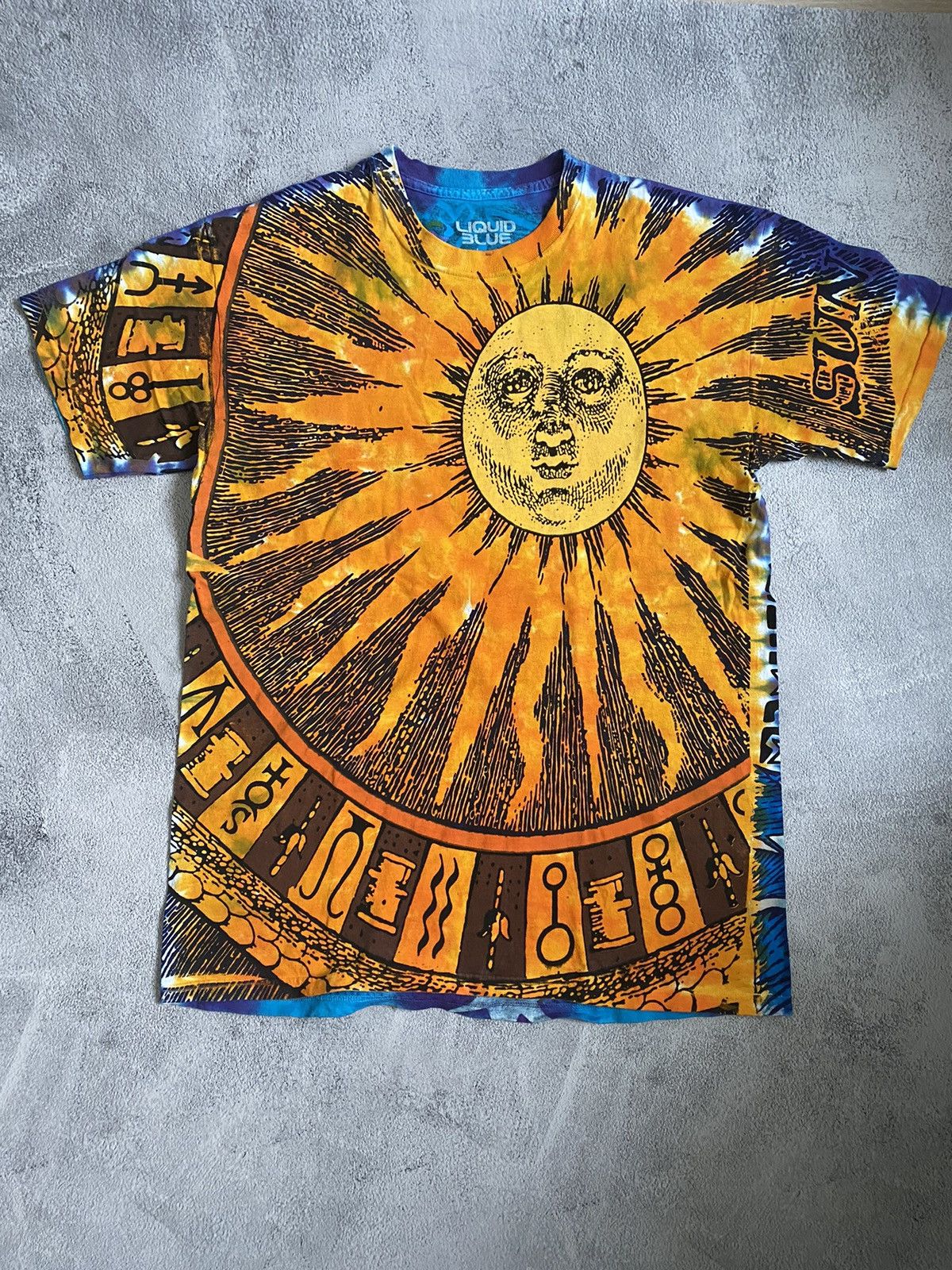 Band Tees × Liquid Blue × Streetwear Vintage 90s Liquid Blue Distressed ...