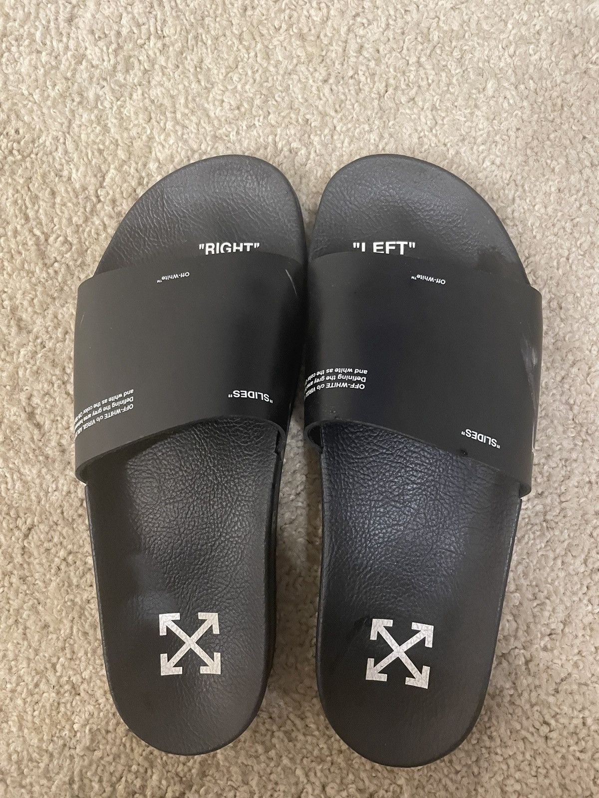 Off-White Off white slides | Grailed