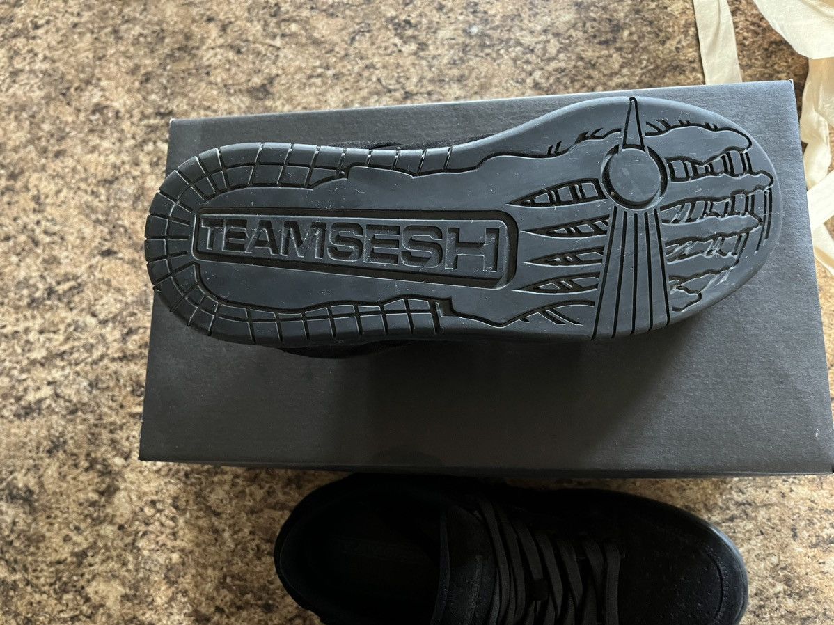 Bones × Teamsesh Teamsesh Skull stepper shoes (shadow) | Grailed