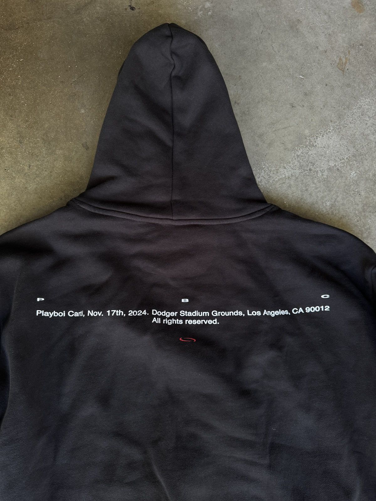 Playboi Carti 2024 PBC Playboi Carti Camp Flog Gnaw Hoodie Black | Grailed
