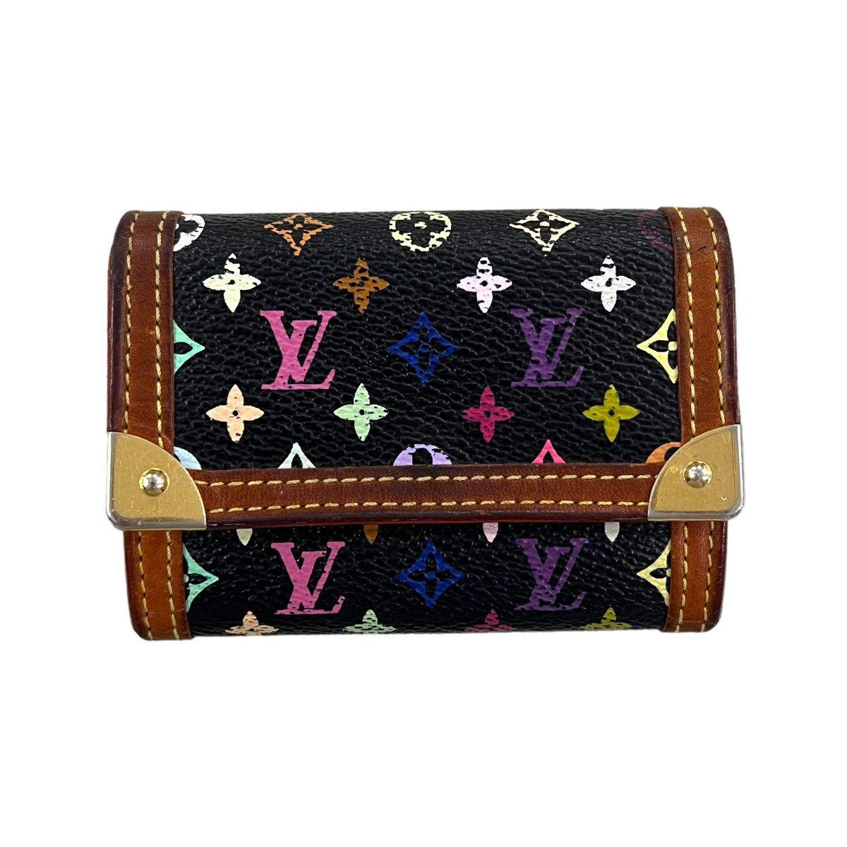 Louis Vuitton × Takashi Murakami Louis Vuitton Multicolor Monogram Card ...