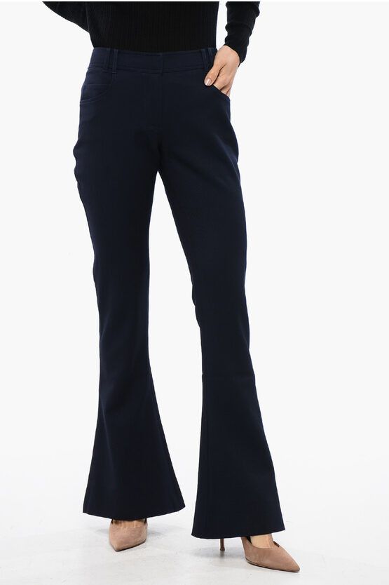 Balmain Wool Low-rise Flared Pants | Grailed