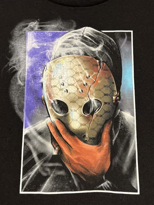 Dgk DGK x Bricks Black T-Shirt Size M Jason Ski Mask Cash Smoke | Grailed