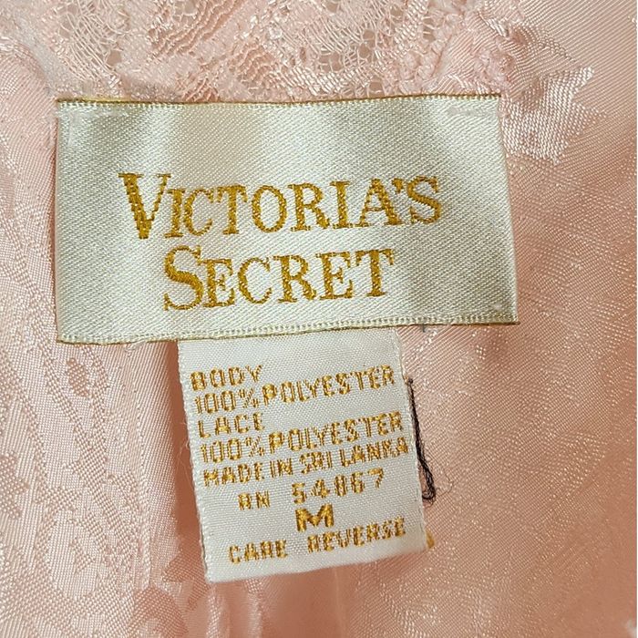 Victoria's Secret Vintage Victorias Secret Gold Label Dress Gown Pink ...
