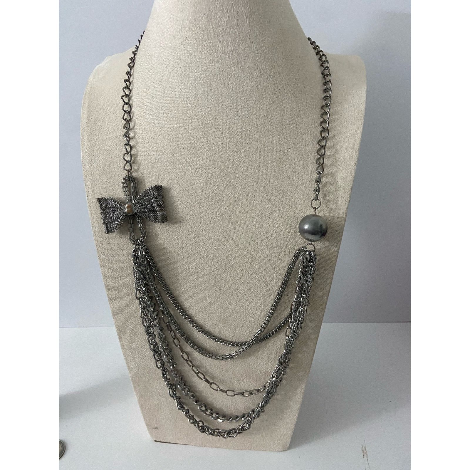 Generic 20s flapper style layered chain necklace | Grailed