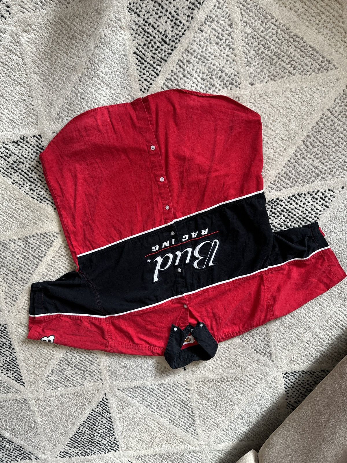 NASCAR Bud Racing Nascar Vintage Button Up | Grailed