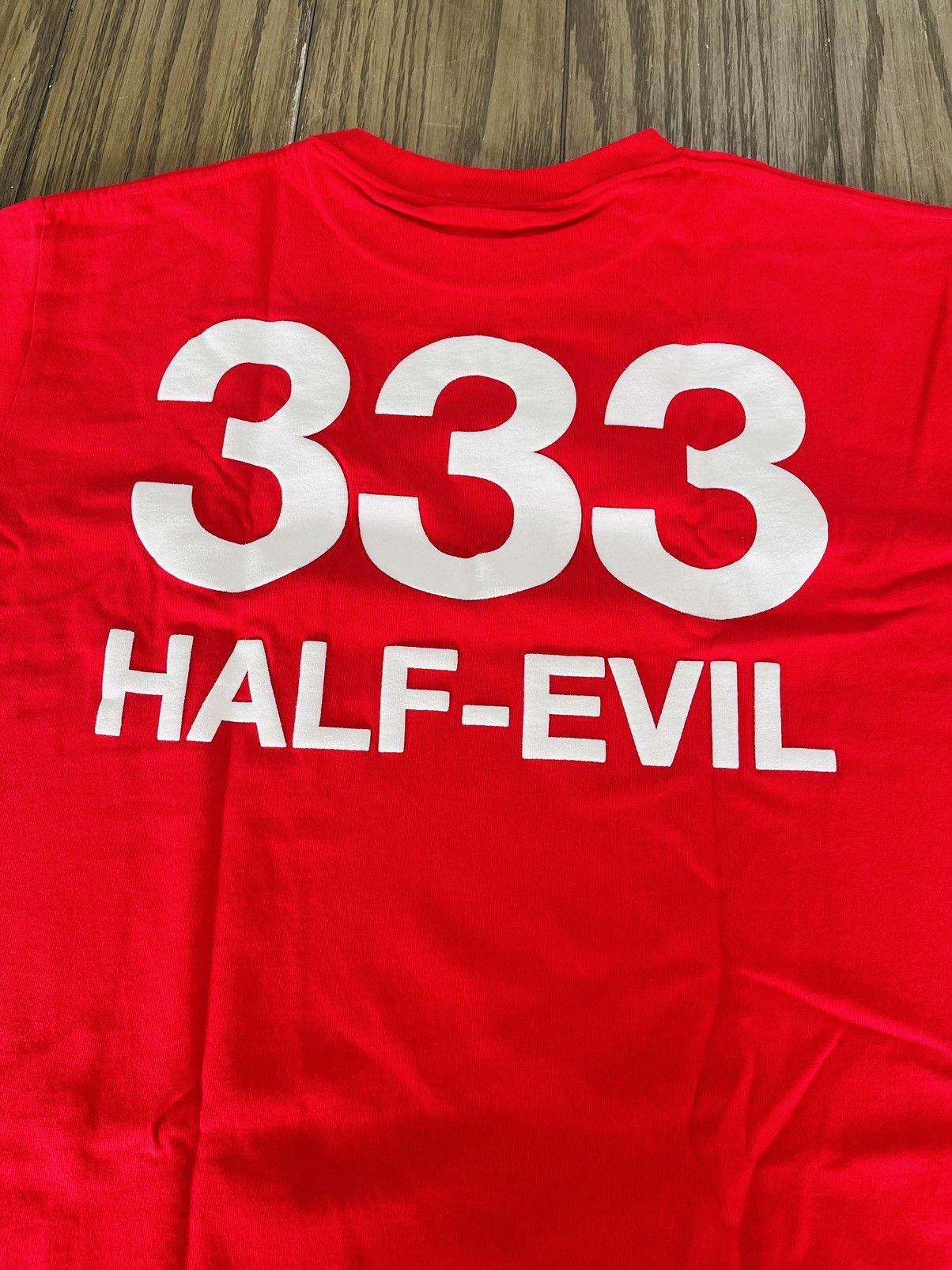 Streetwear ⚡️ Half Evil 333 Forever Logo Red White Size XL ⚡️ | Grailed