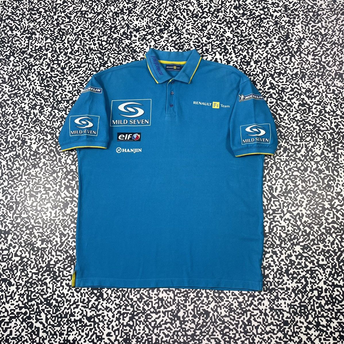 Racing Vintage Y2K RENAULT F1 Formula Uno Racing Polo T-shirt 90s | Grailed