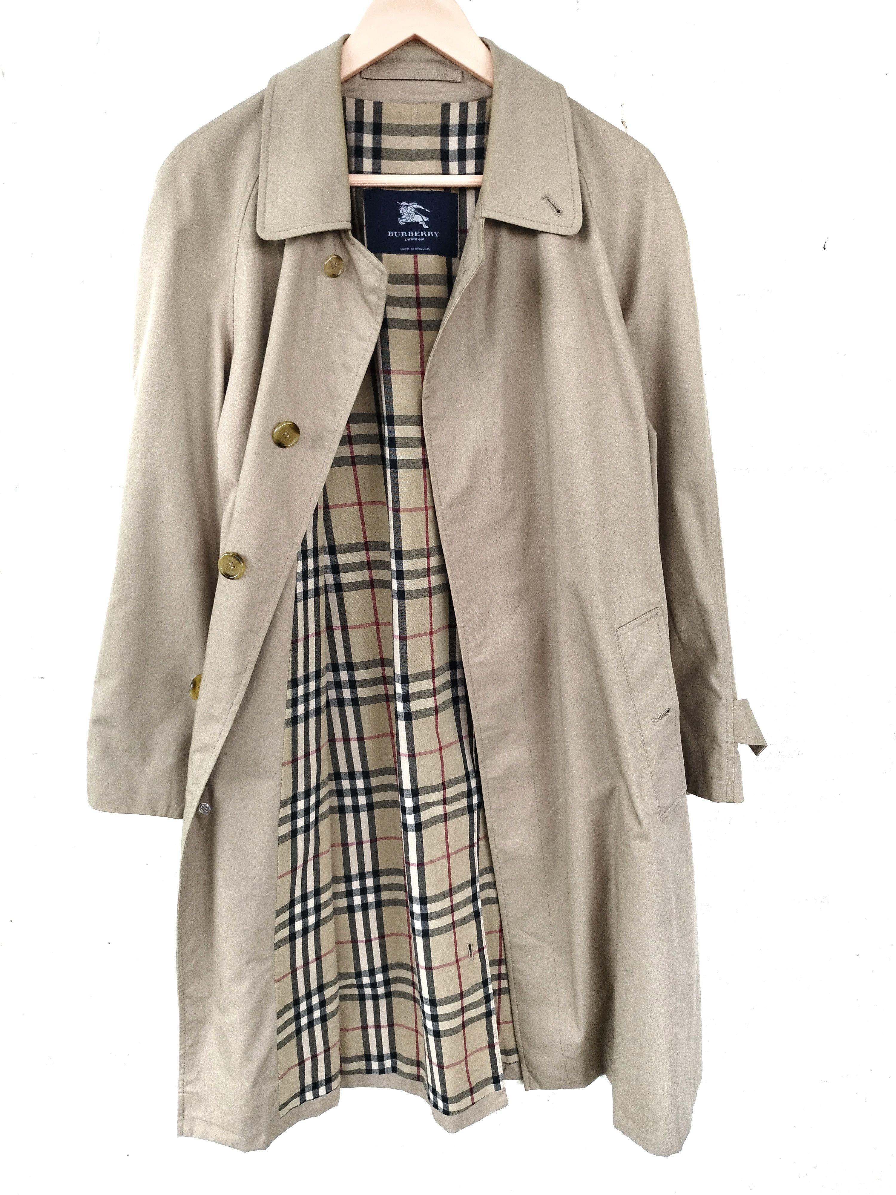 Burberry × Burberry Prorsum Burberry long coat chekered made in England ...