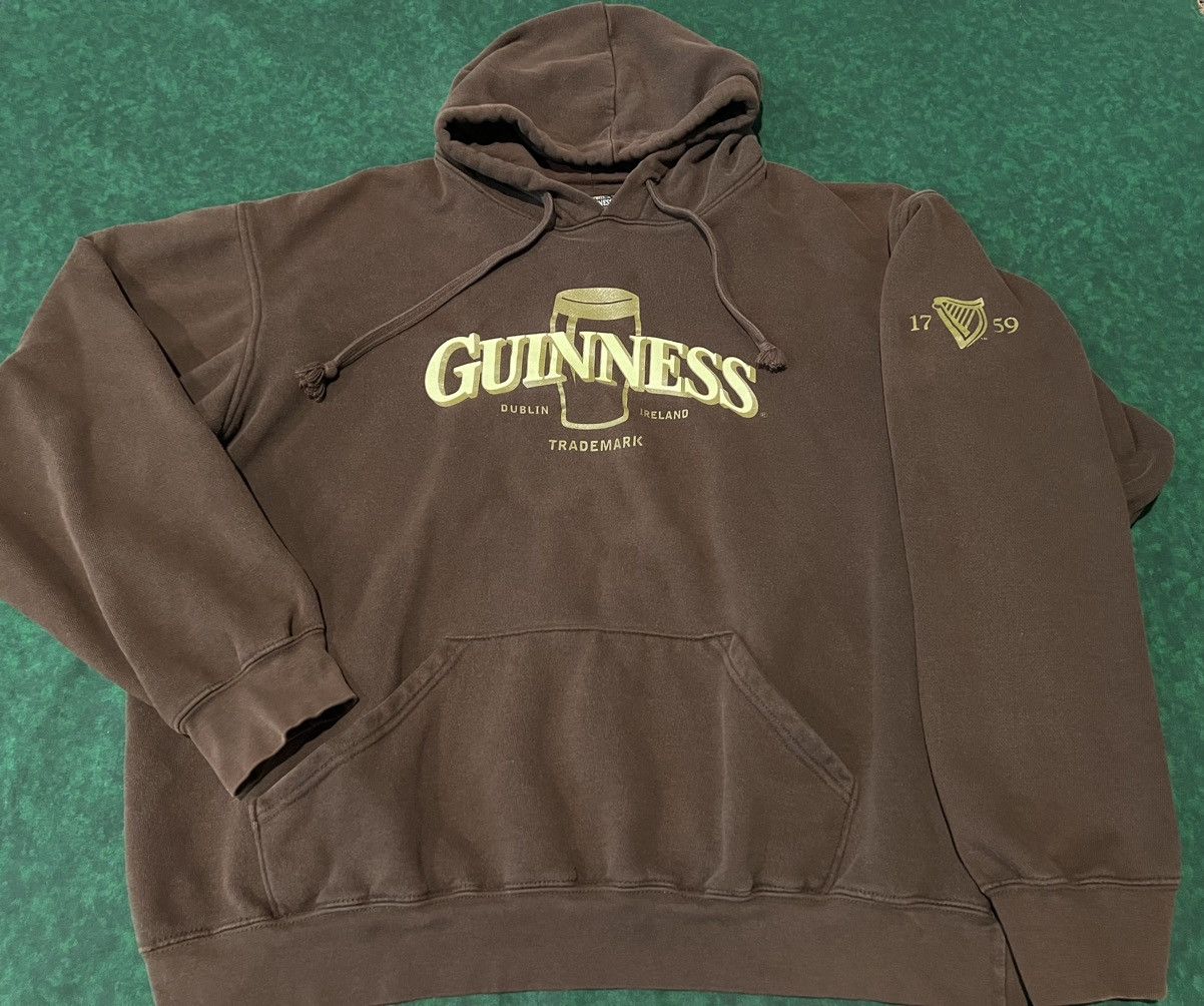 Vintage Guinness Beer 1 Official Merchandise - BROWN - Hoodie | Grailed