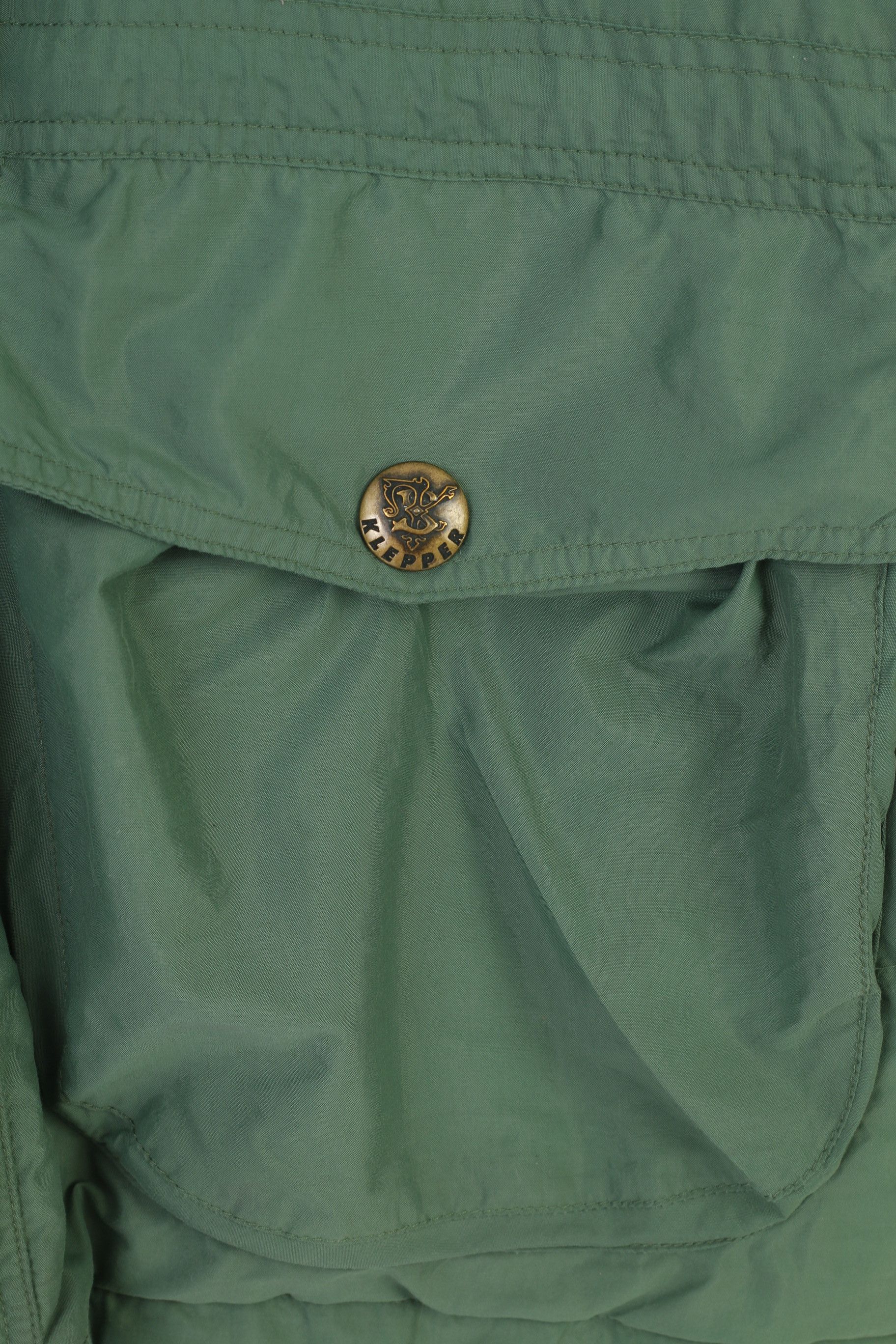 Vintage Klepper Men 54 Jacket Green Full Zipper Pockets Nylon 0789 ...
