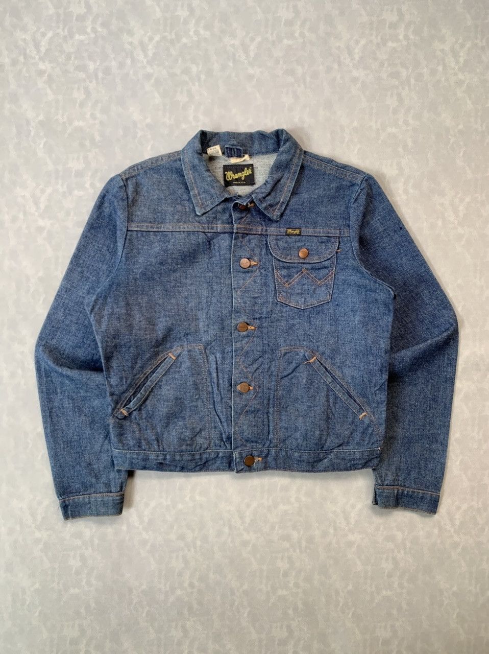 Wrangler Vintage Rare Wrangler 70s Selvedge Denim Jacket | Grailed