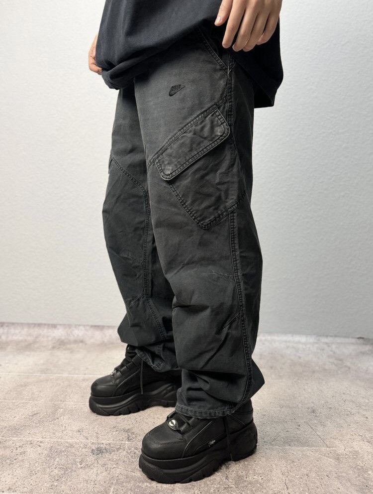 Nike × Streetwear × Vintage Nike Cargo Baggy Fit Pants Vintage Drill ...
