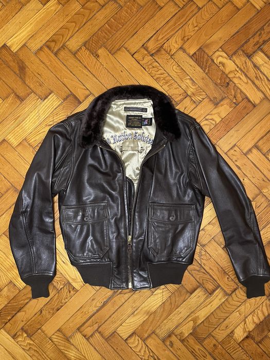 The Cockpit The Cockpit G-1 Aviator Leather Jacket | Grailed