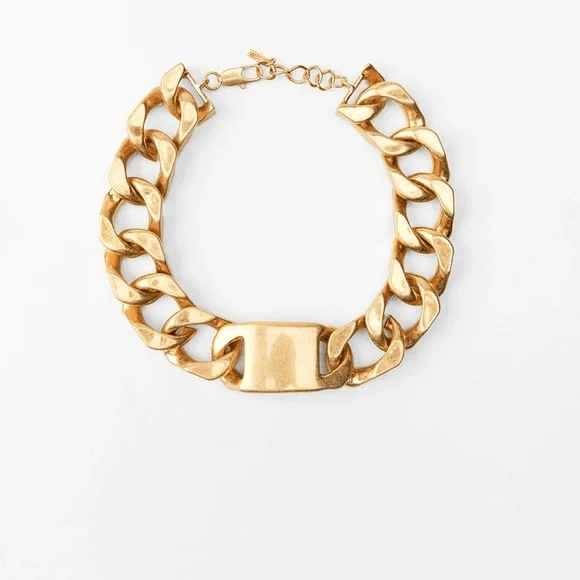 Zara ZARA CHAIN LINK CHOKER NECKLACE Grailed