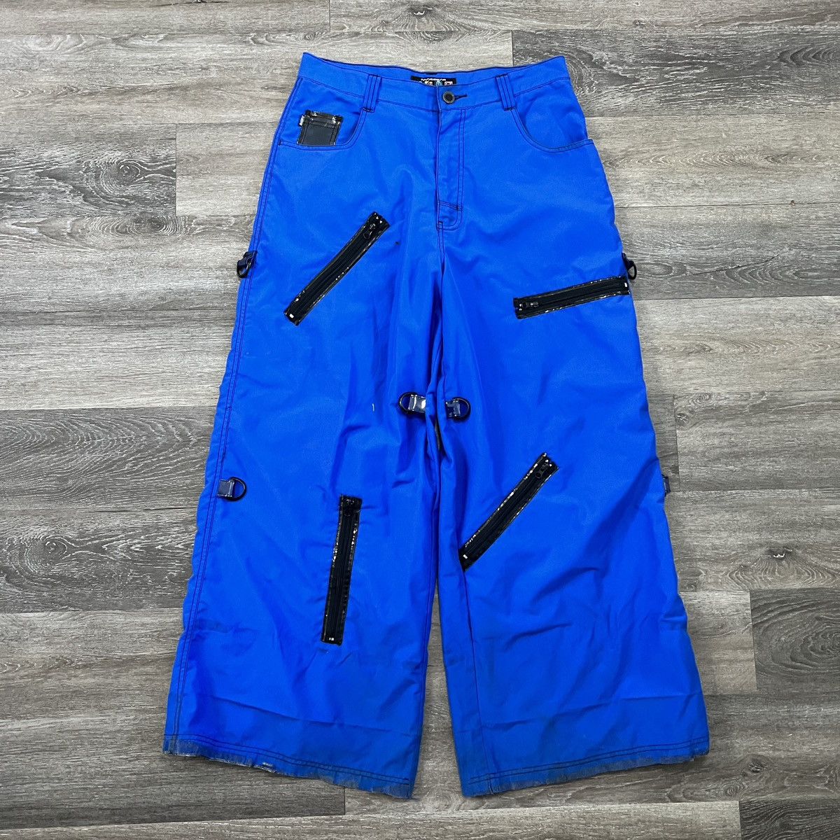 Vintage Rare Vintage Y2K Macgear wide leg baggy multi zip Rave pants ...