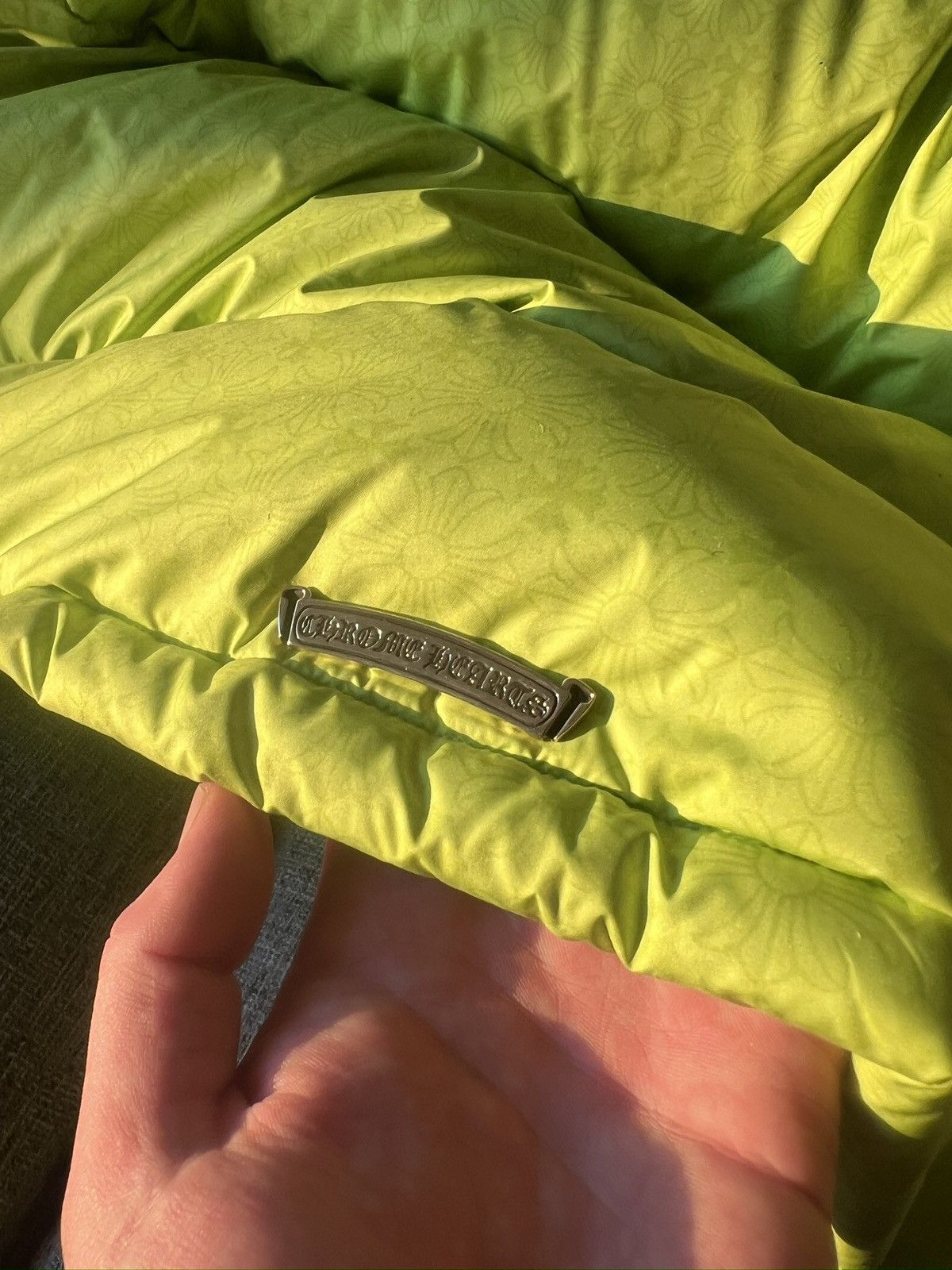 Chrome Hearts Chrome Hearts Puffer Jacket Slime Green Size Large | Grailed