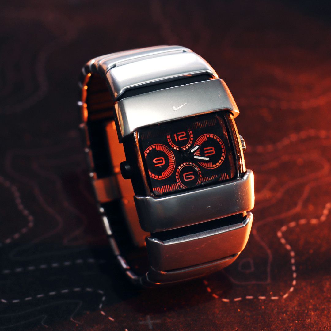 Nike Nike D-Line Stainless Steel | Silver Digital Watch | Grailed