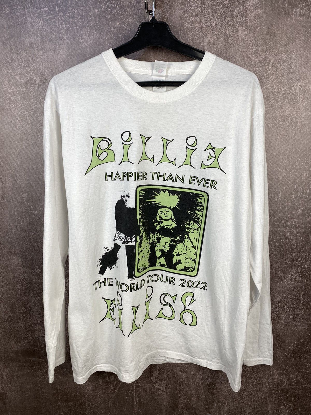 Billie Eilish Billie Eilish Happier Than Ever World Tour Long sleeve ...