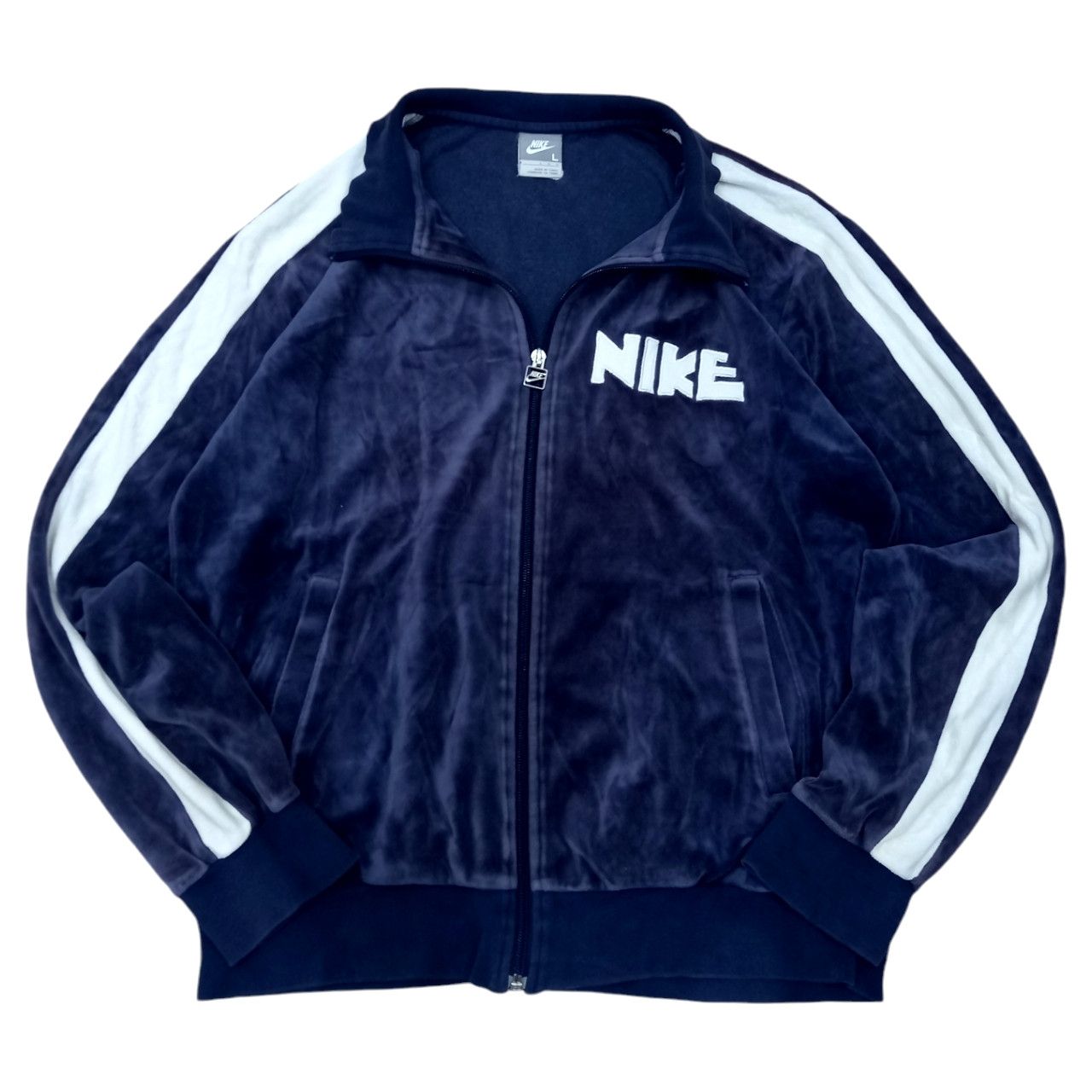 Nike Vintage Y2K Nike Block Velvet Track Jacket | Grailed