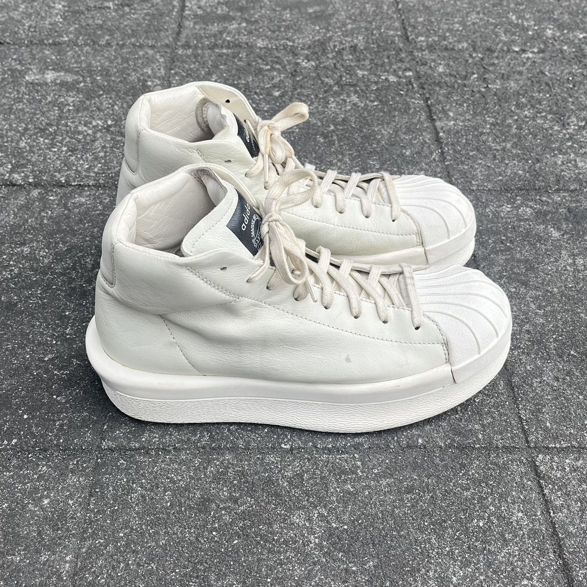 Adidas × Rick Owens Rick Owens x Adidas Mastodon “Milk” | Grailed