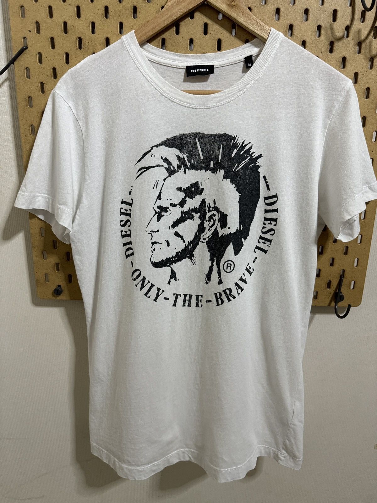 Affliction × Diesel × Streetwear Diesel Mohawk Logo Y2K sinful Raw ...