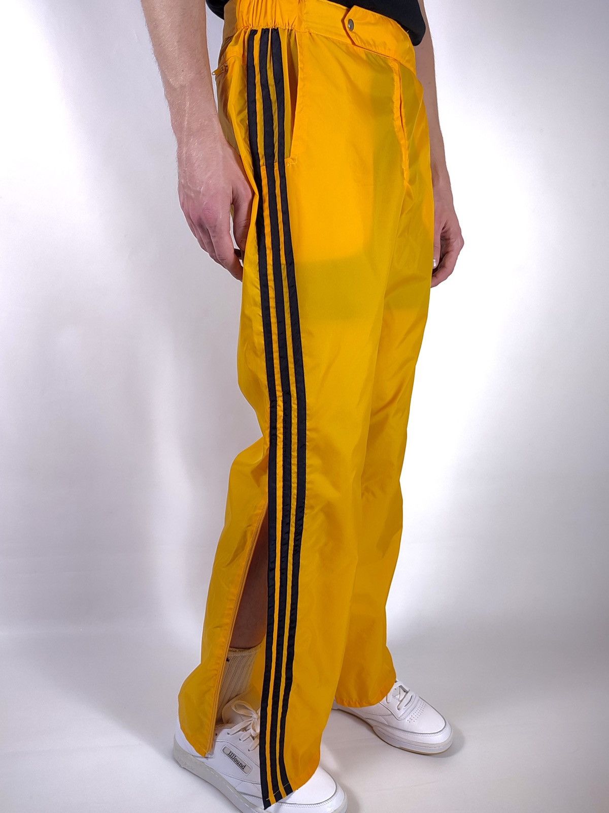 Adidas 80s Vintage Adidas Zip Nylon Trackpants Kill Bill | Grailed