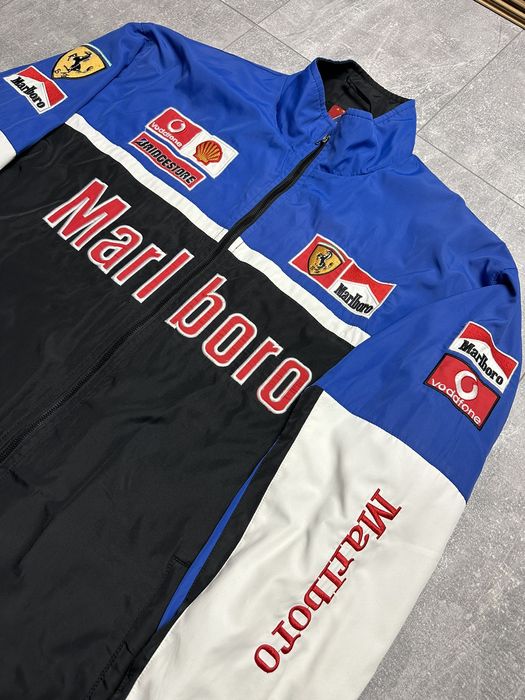 Marlboro Vintage Ferrari Racing Jacket Red Marlboro | Grailed