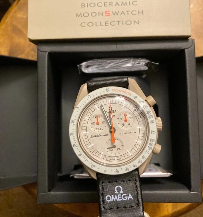 Swatch Omega X Swatch Mission to Jupiter Bioceramic MoonSwatch | Grailed