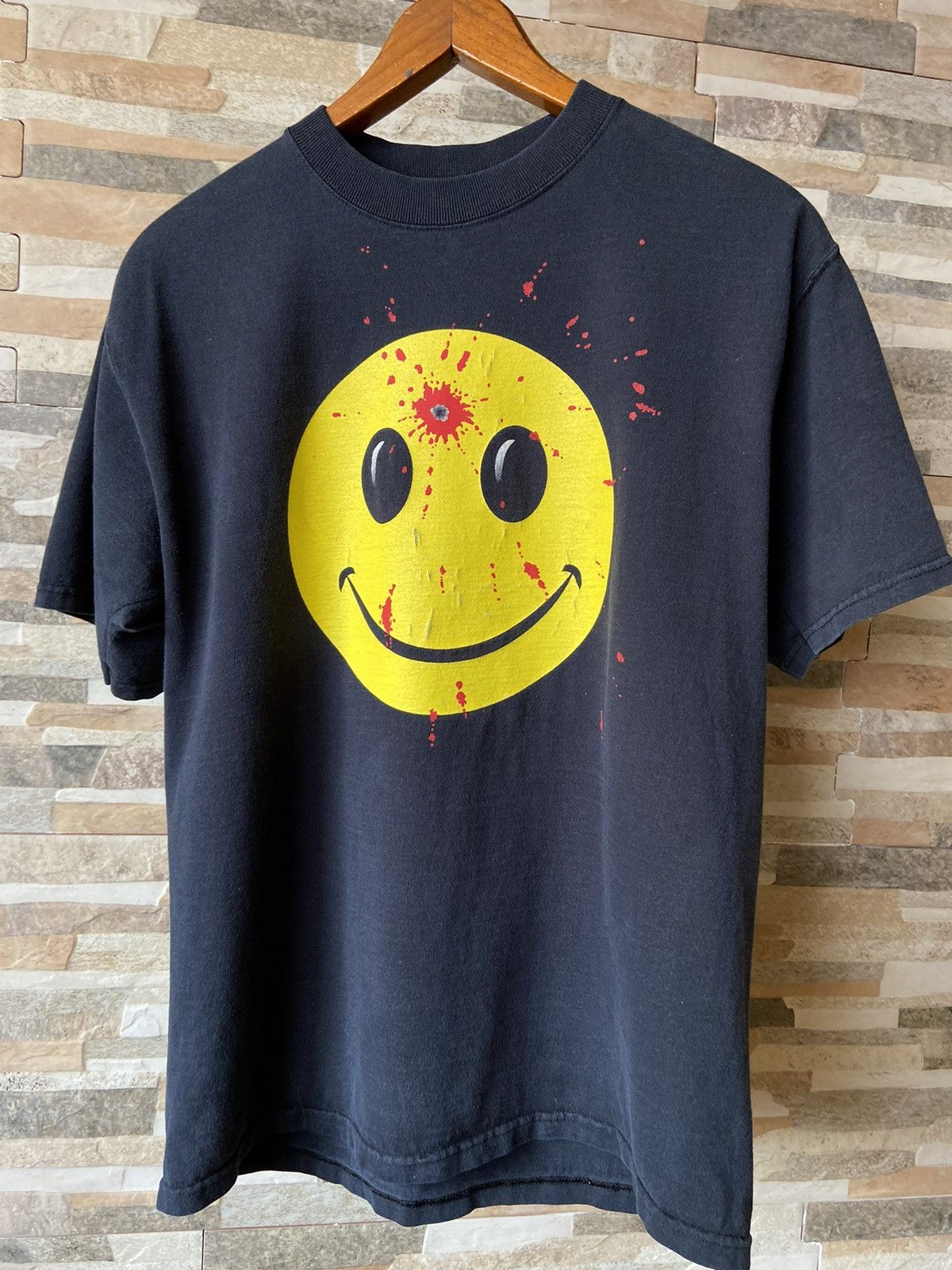 Vintage Vintage smiley face headshot shirt | Grailed