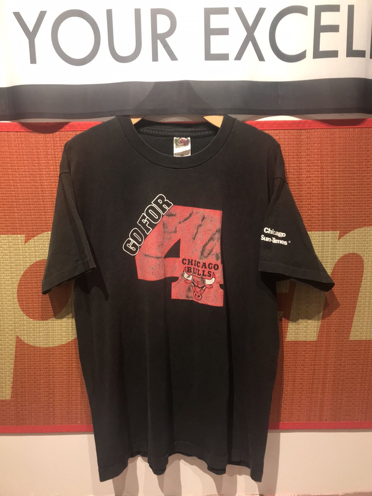 Chicago Bulls × NBA × Vintage 90s vintage retro single stitch Chicago ...