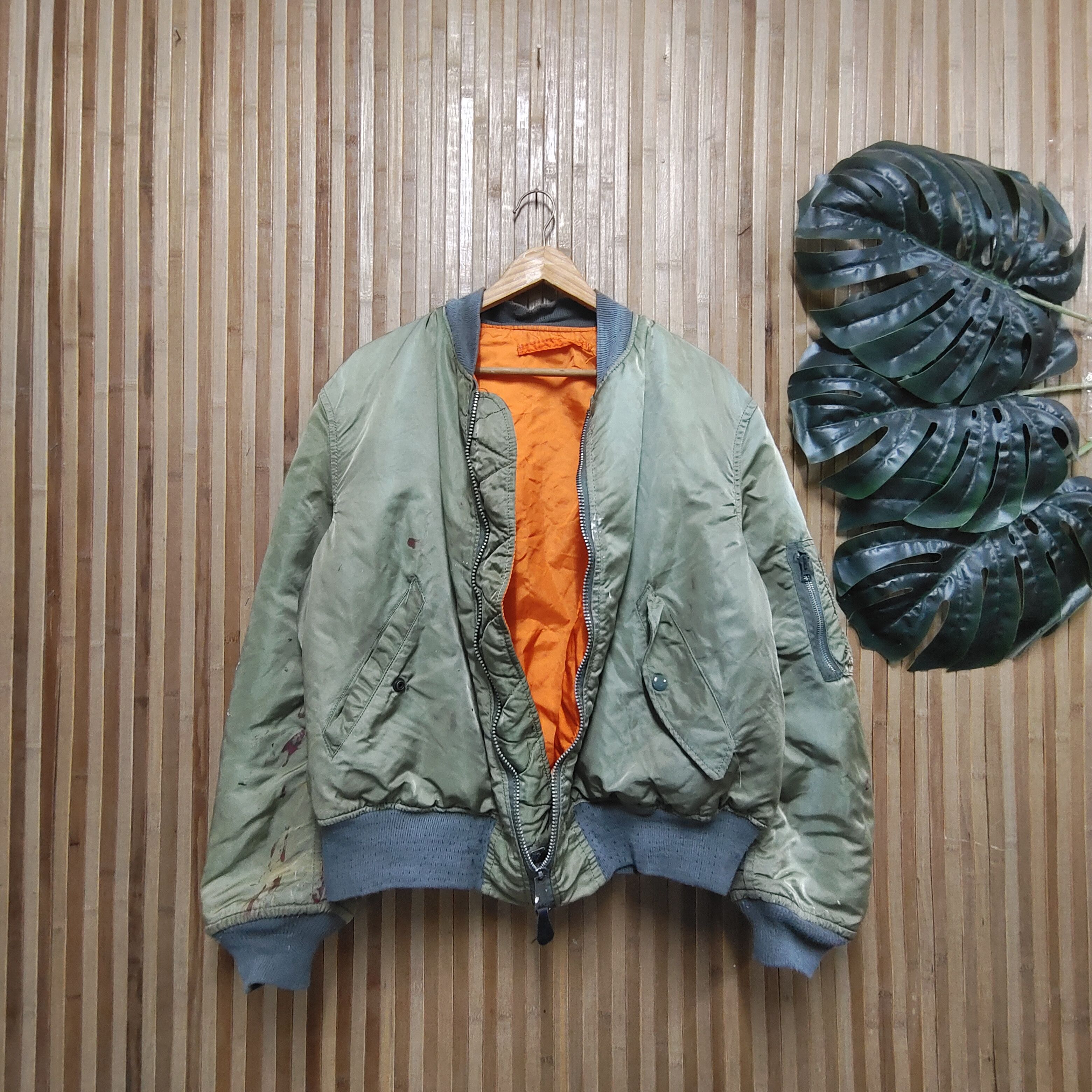 Vintage Vintage Alpha Industries Reversible Bomber Jacket | Grailed