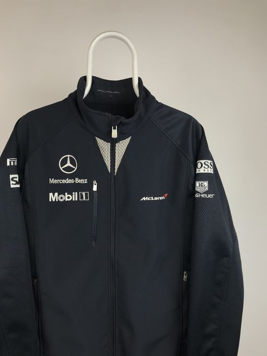 Mercedes Benz Mercedes Benz McLaren F1 Soft Shell Jacket Formula Hugo ...