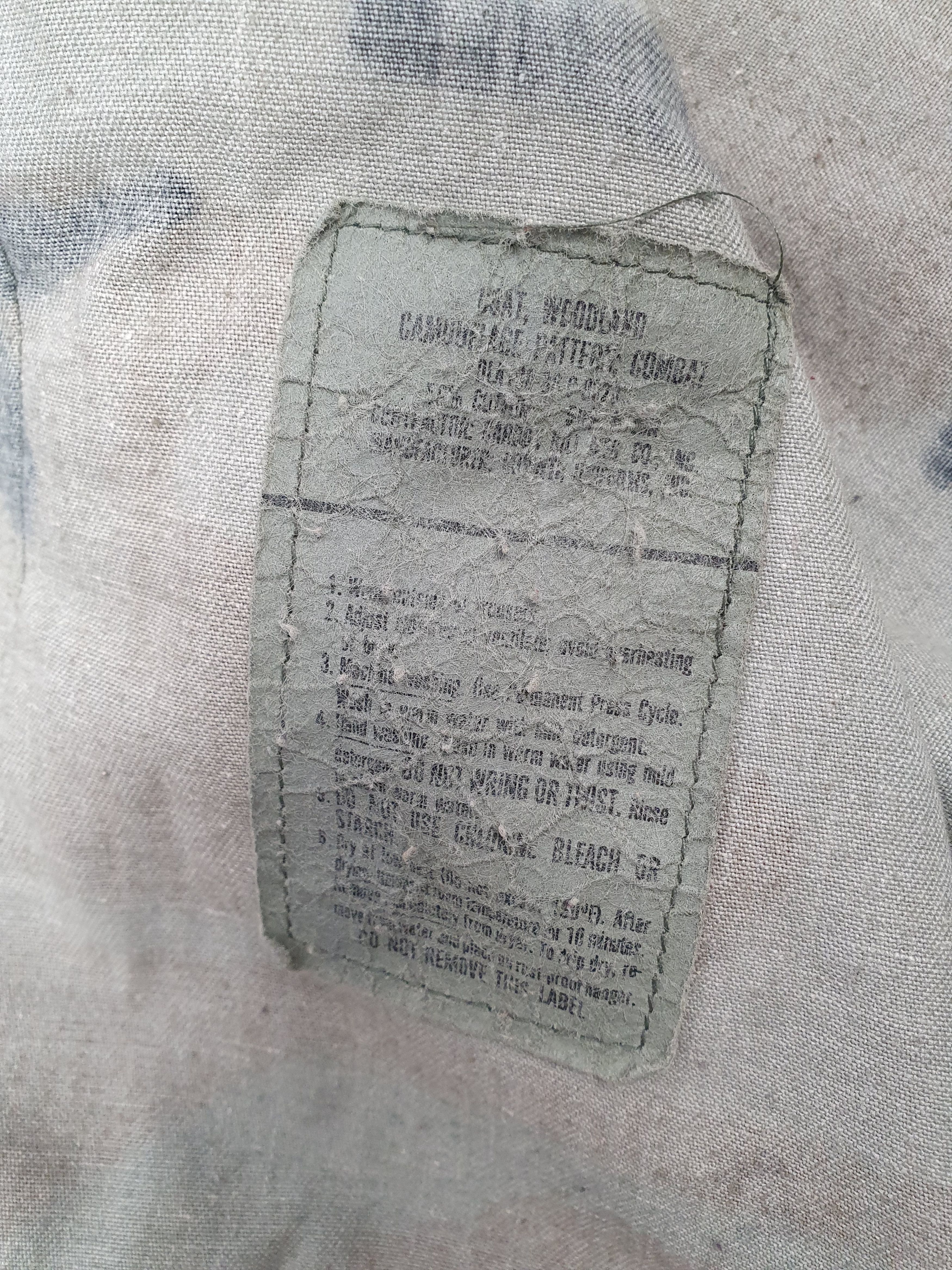 Vintage NATO ARMY Coat Woodland Camouflage Pattern Combat | Grailed