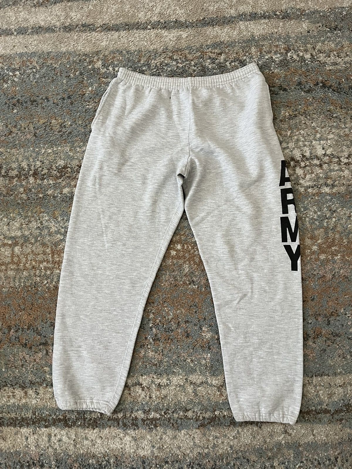 Military × Vintage VTG Army US Military gray sweatpants medium | Grailed