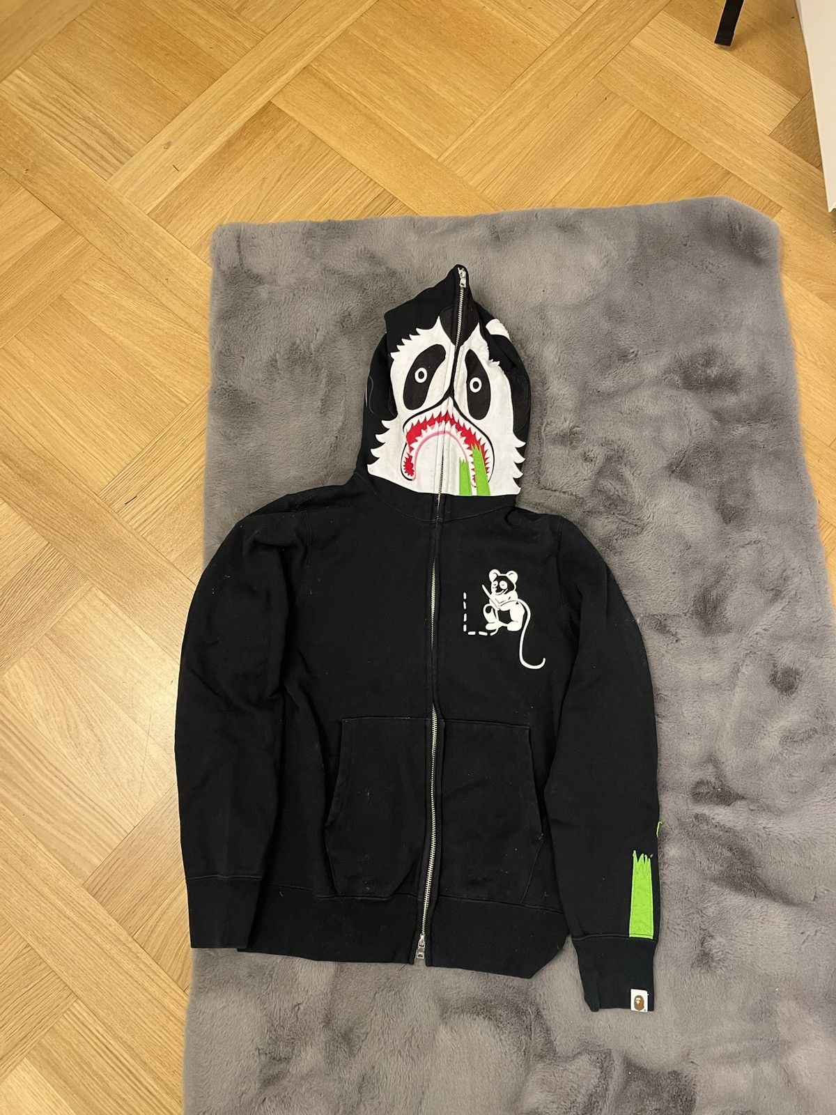 Bape Panda Full Zip Hoodie | Grailed
