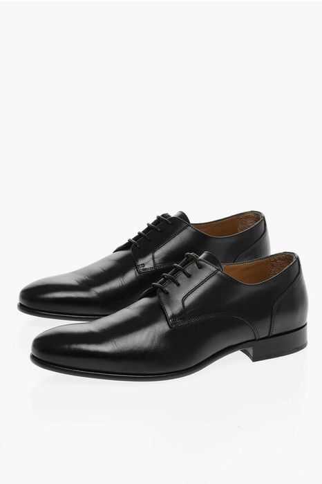 Corneliani Cuir Sole Leather Derby Shoes | Grailed