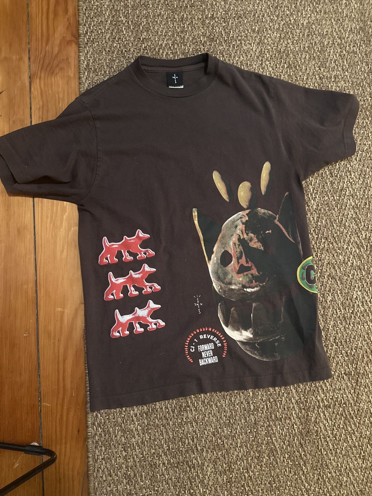 Travis Scott Travis Scott Never Backward T Shirt | Grailed Travis Scott Travis Scott Never Backward T Shirt | Grailed