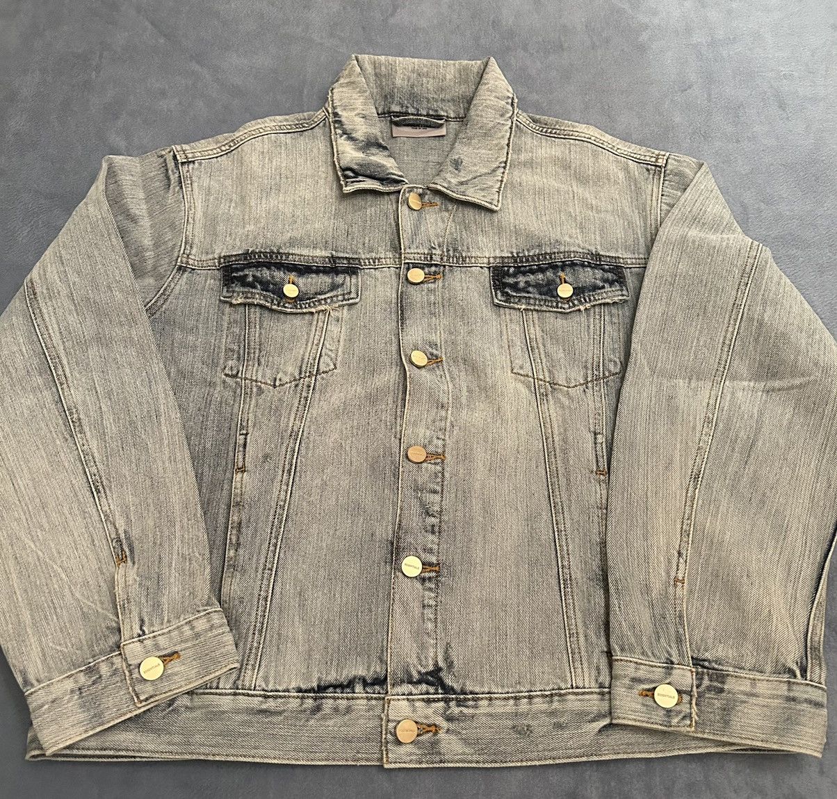 Essentials × Fear of God Fear Of God Essentials Denim Jacket FW20 Large ...
