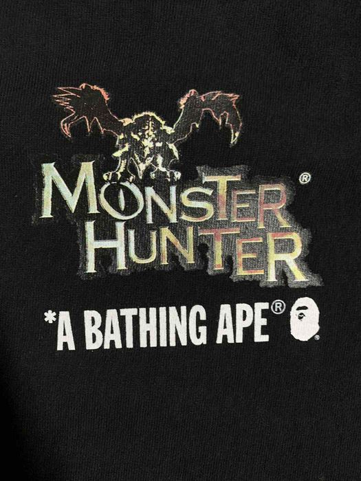 Bape rare a bathing ape collab monster hunter | Grailed