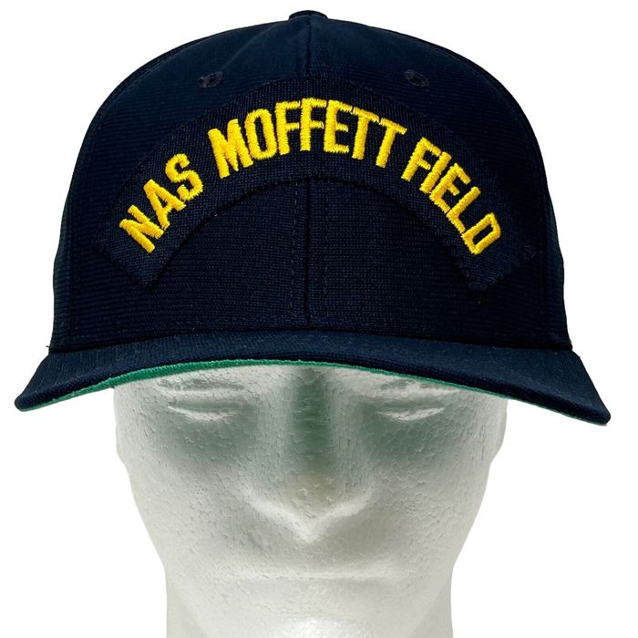 New Era NAS Moffett Field Snapback Hat Vintage 70s US Navy New Era ...