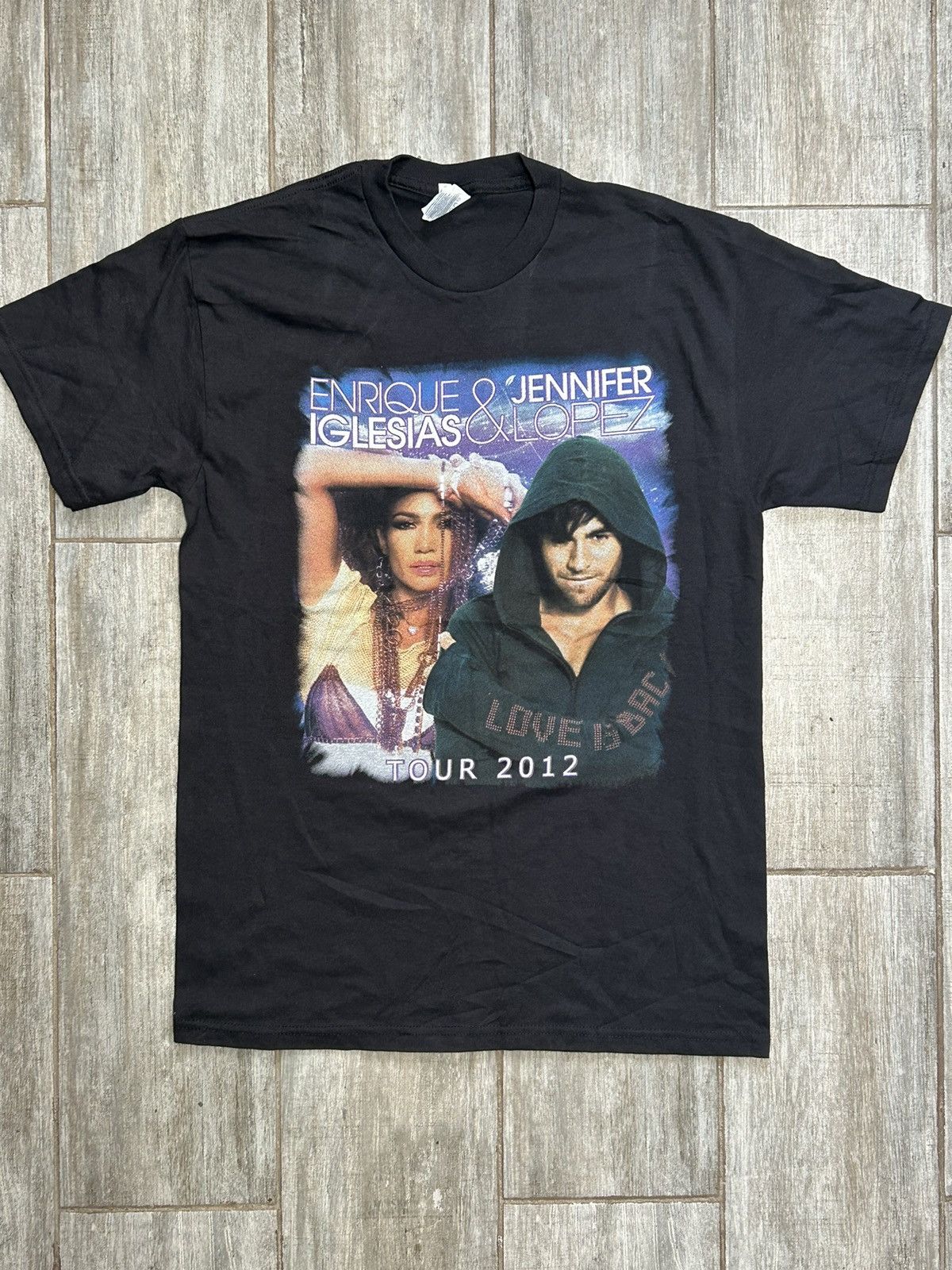 Jennifer Lopez × Tour Tee JENNIFER LOPEZ X ENRIQUE IGLESIAS TOUR 2012 T ...