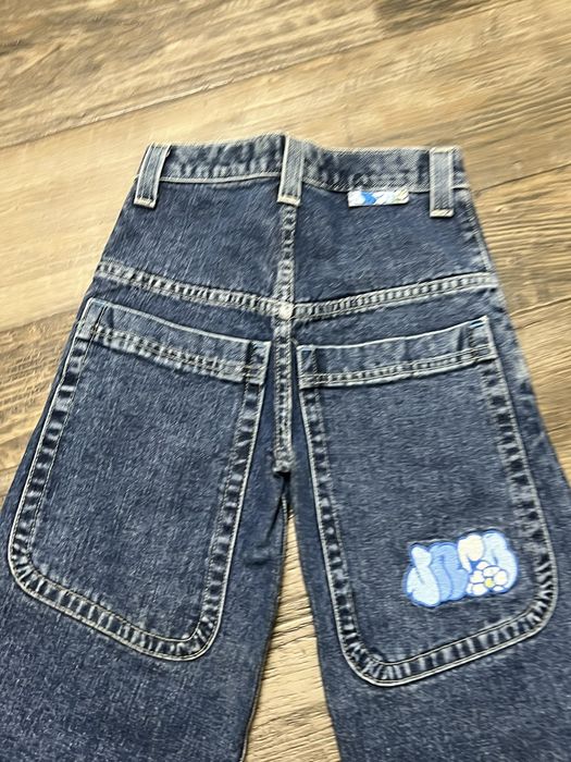 Vintage kids 24W Crazy vintage 90’s jnco denim wide jeans | Grailed