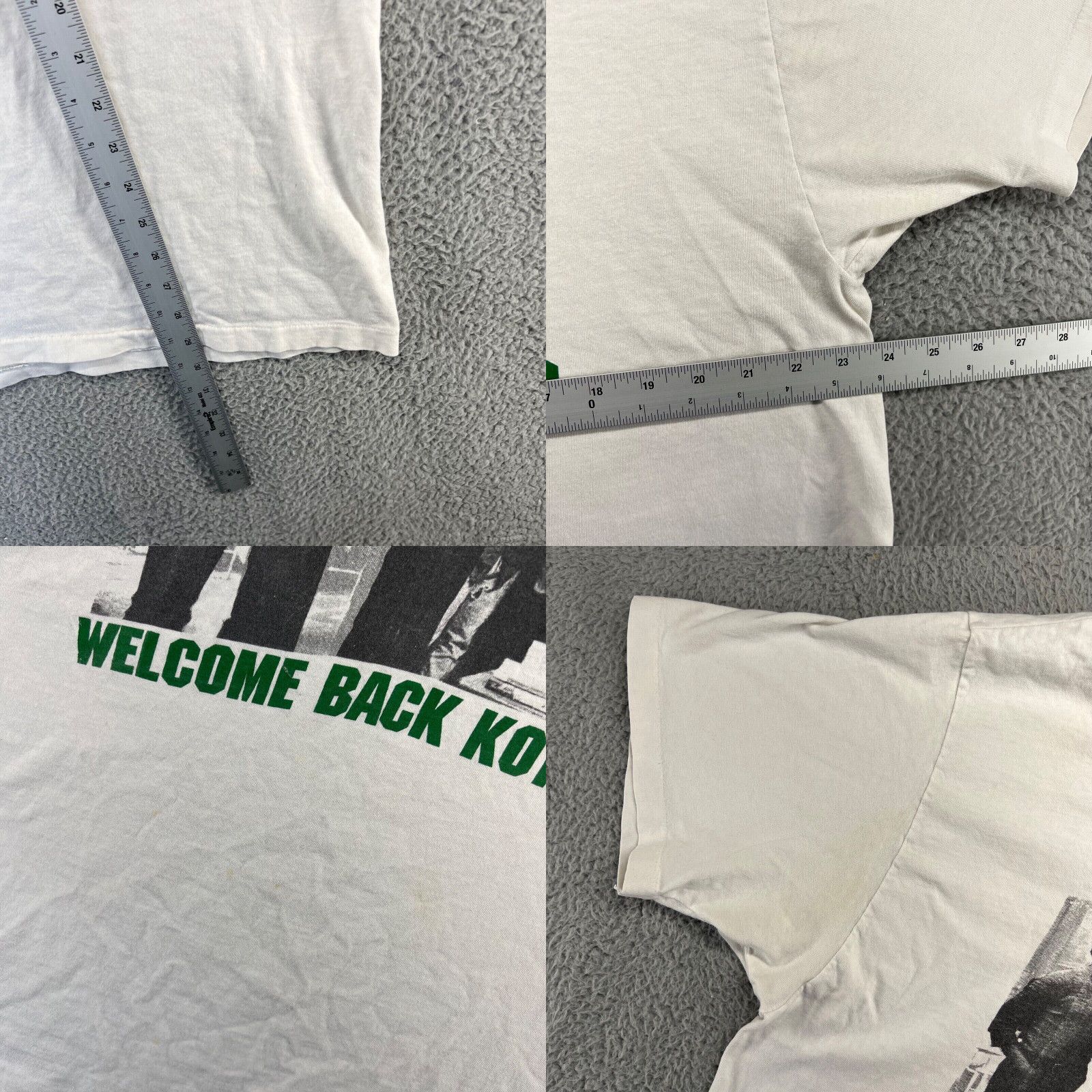Hanes Vintage Welcome Back Potter Shirt Men's Extra Large White Single ...