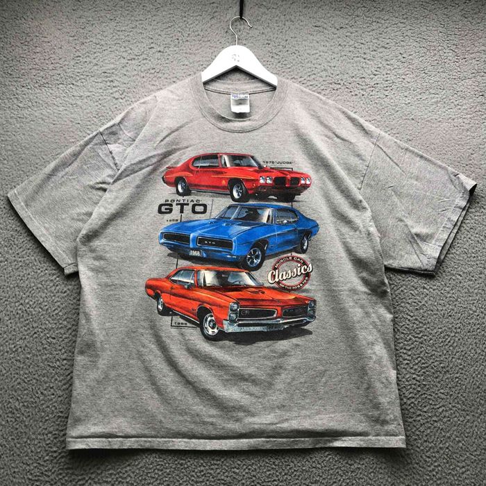 Gildan Vintage Pontiac GTO Muscle Car Classics of the 60s & 70s T-Shirt ...