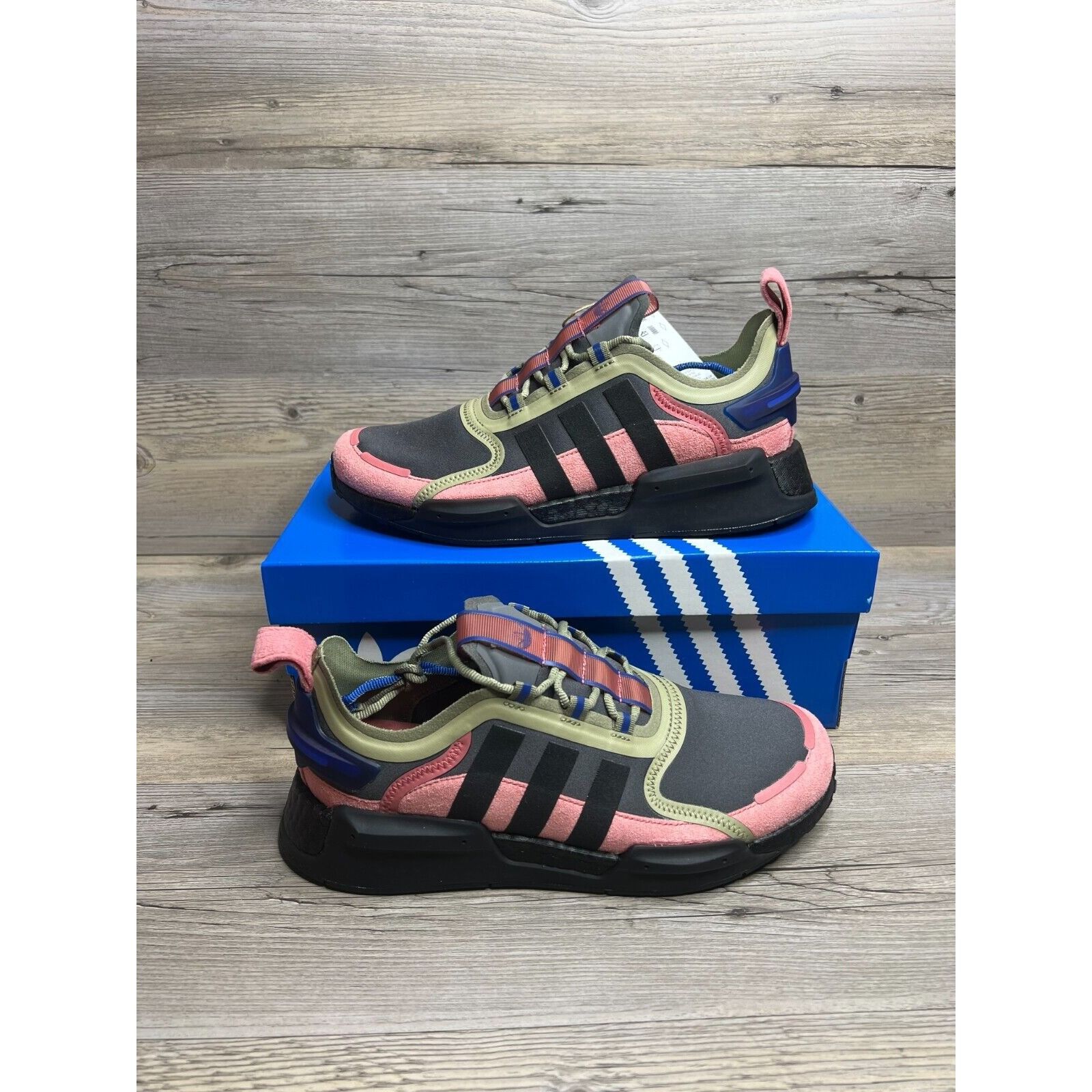 Adidas adidas NMD V3 Womens Size 9 Grey Five Core Black Wonder Red ...