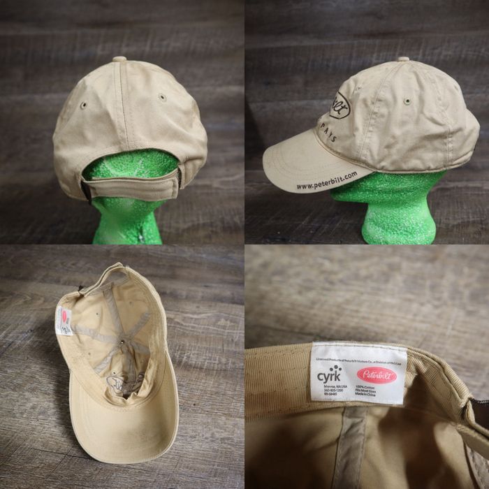 Vintage Peterbilt Class Pays Hat Script Logo Snapback Semi Truck ...