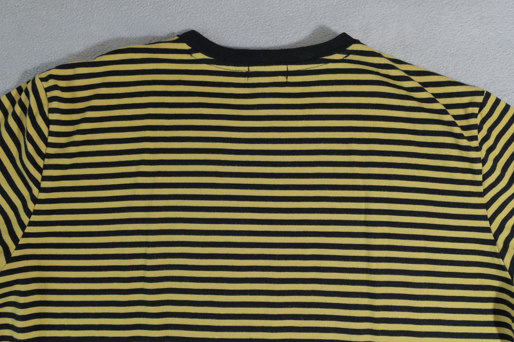 Forever 21 Forever 21 Yellow and Black Striped Rose Tee (XL) | Grailed