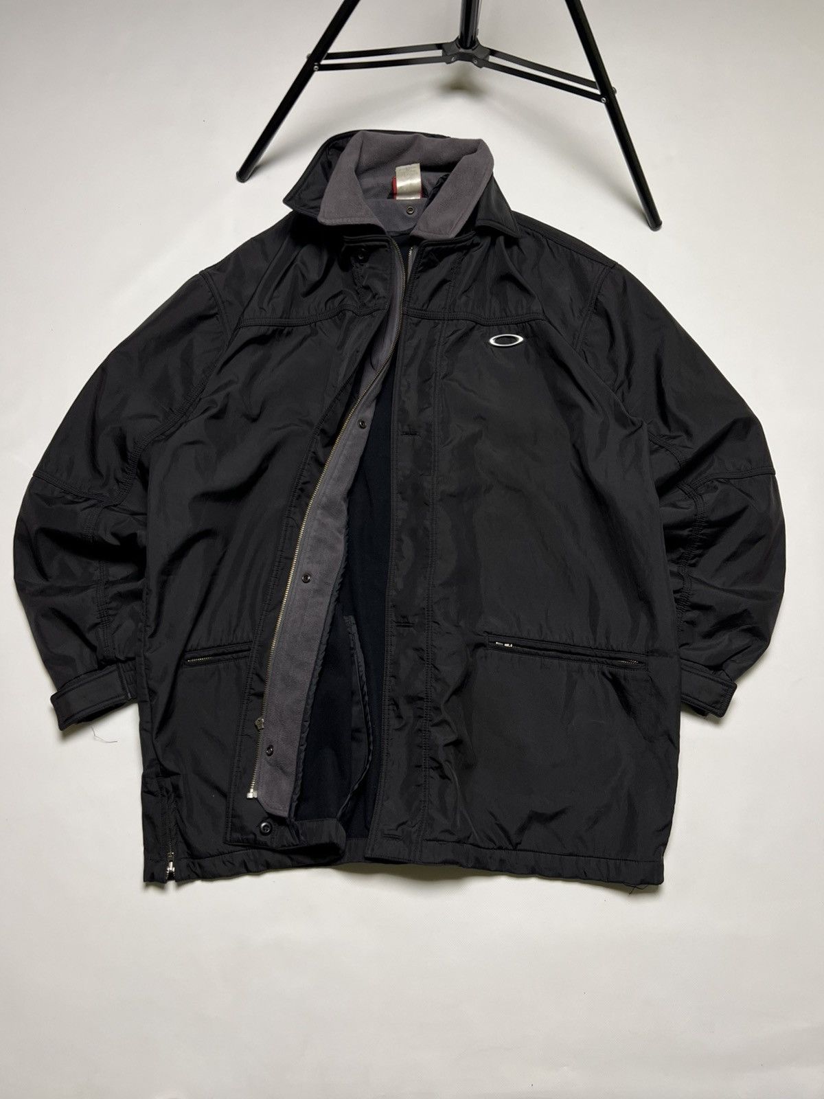 Oakley × Outdoor Life × Vintage Vintage Oakley Neylon Jacket Fleece ...
